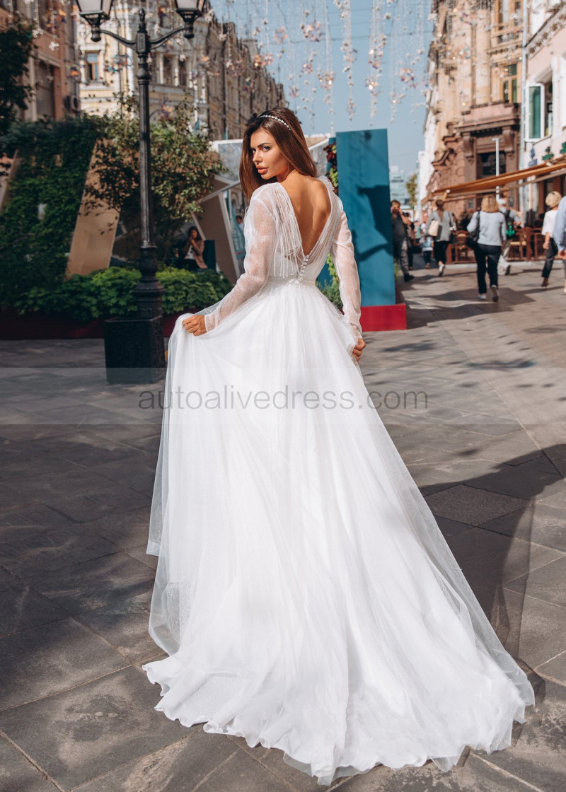 A-line White 3-in-1 Fashion Wedding Dress